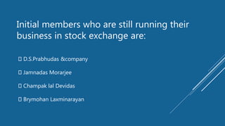 Stock market | PPTX