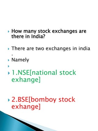 stock market basic information | PDF