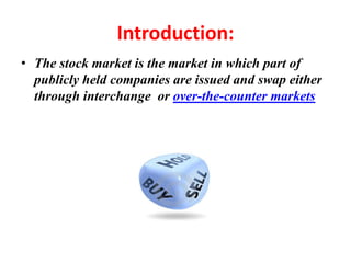 Stockmarket ppt | PPTX