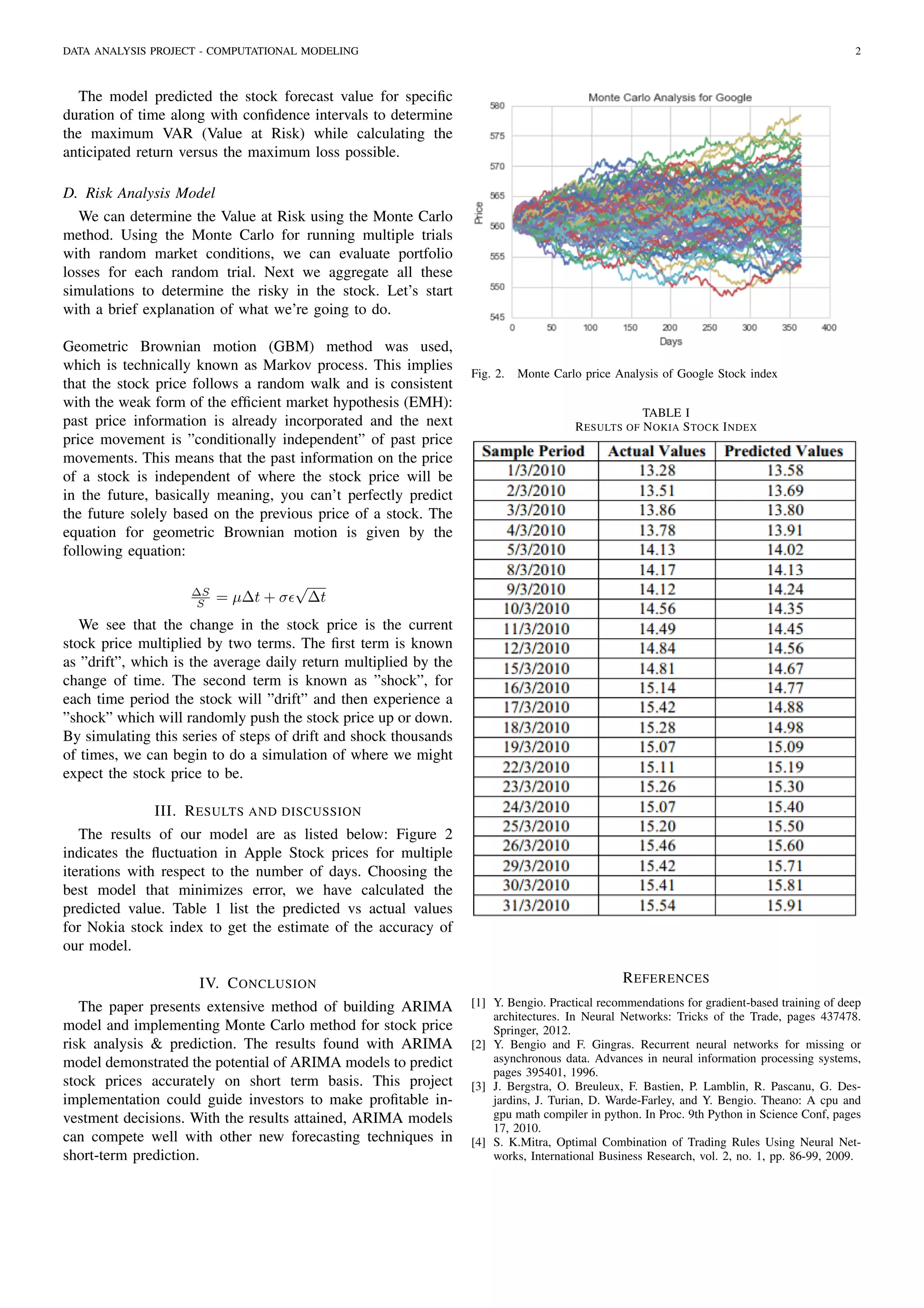 Stock market analysis | PDF