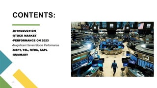 STOCK MARKET ANALYSIS 2023.pptx | Stocks and Bonds | Personal Investing