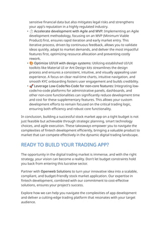 Stock Market App Development: The Practical Guide with Limited ...