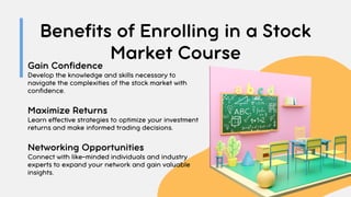 Stock Market Course | PPTX | Stocks and Bonds | Personal Investing