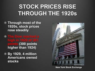 Stock market crash | PPTX