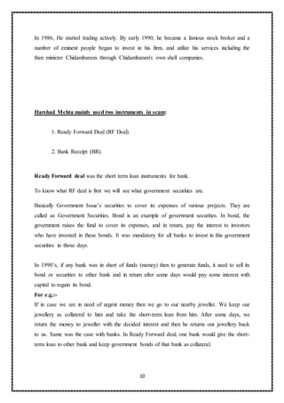 ASSIGNMENT ON STOCK MARKET FRAUD (Security Analysis & Portfolio ...