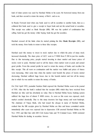 ASSIGNMENT ON STOCK MARKET FRAUD (Security Analysis & Portfolio ...