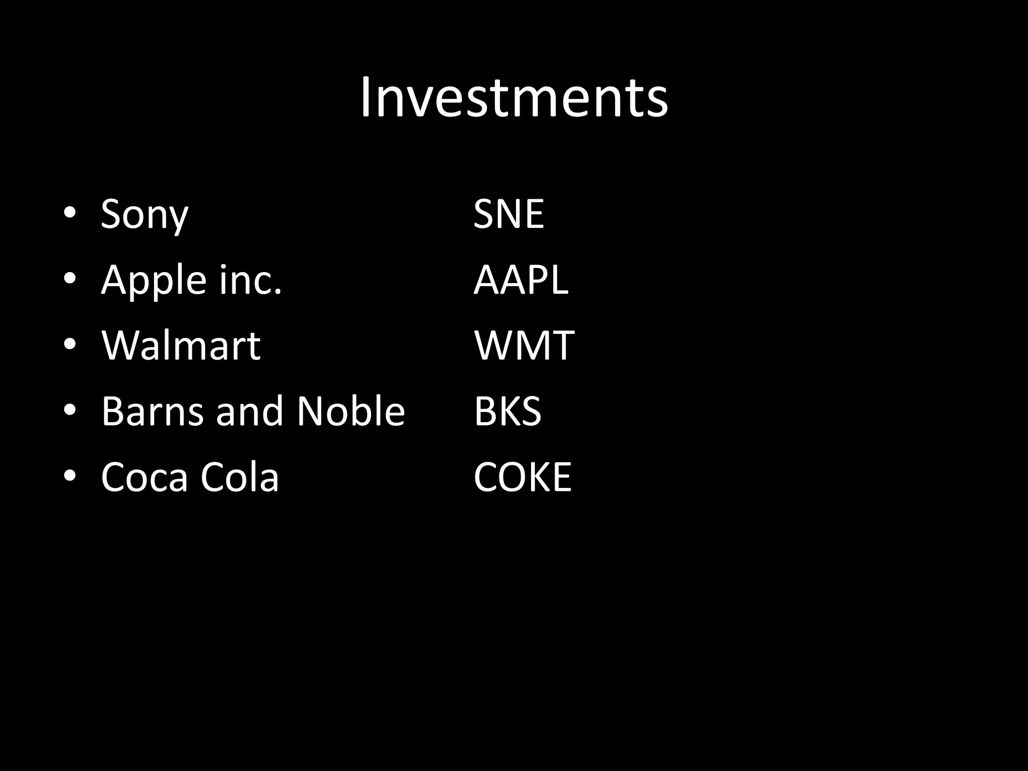 Stock Market Game | PPTX