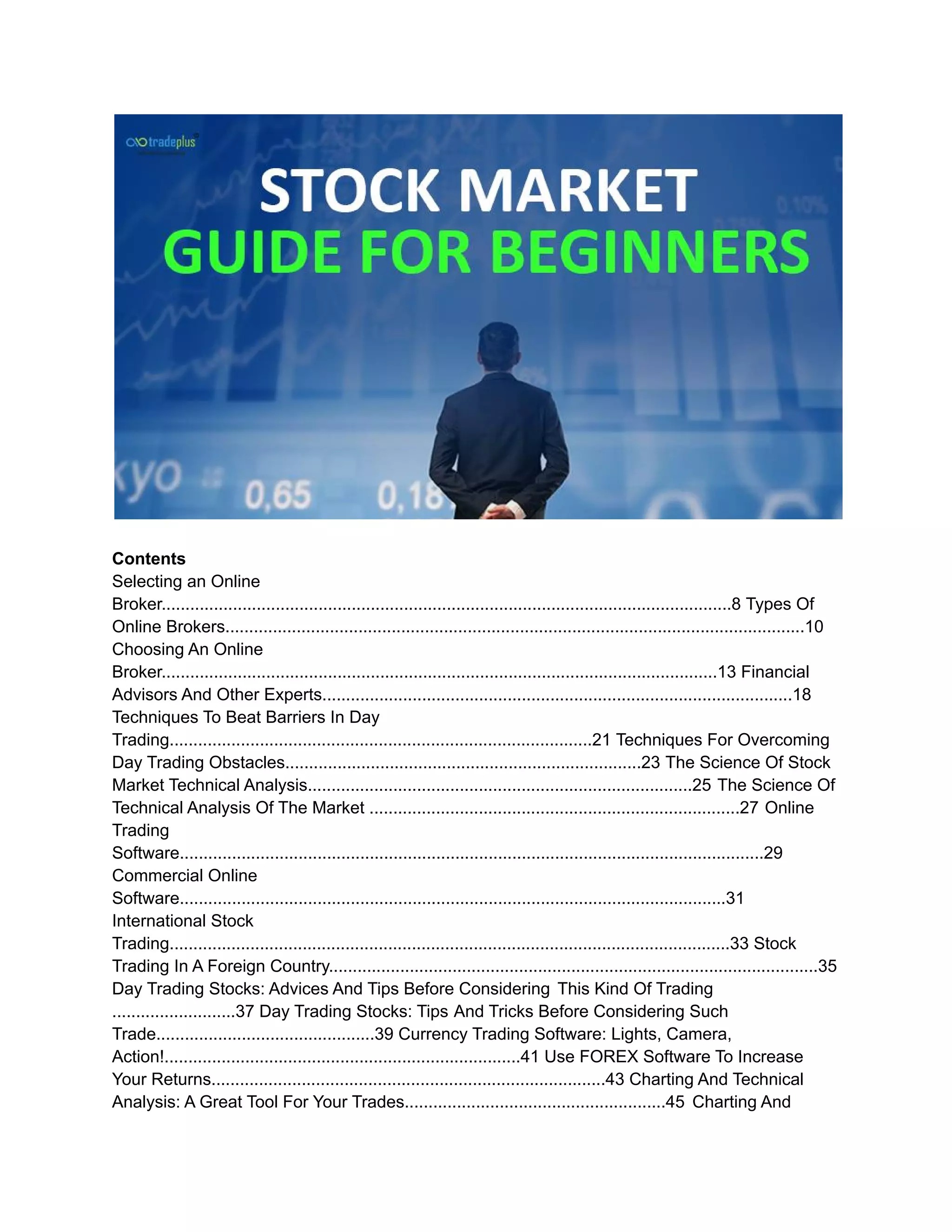 Stock market guide for beginners new | PDF