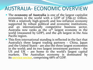 Stock Market in Australia | PPTX