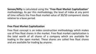 Stock Market Indices & its fluctuation | PPTX