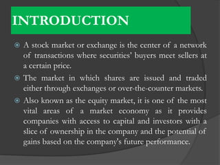 Stock Market in France | PPTX