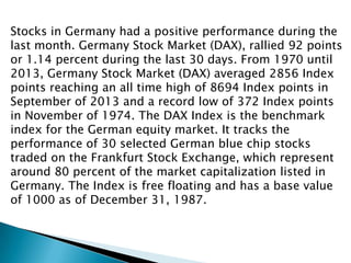 Stock market in germany | PPTX