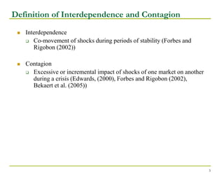 Stock Market Interdependence, Contagion, and the U.S. Financial Crisis ...