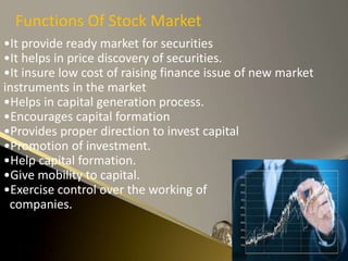 Stock market of bangladesh | PPTX