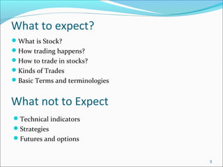 Stock Market Overview | PPT