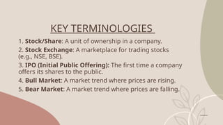 STOCK MARKET PPT (by aakriti jindal ).pptx