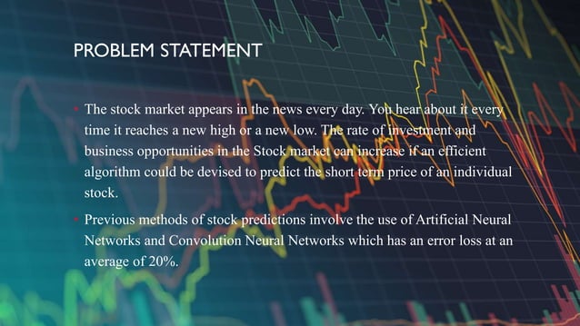 Stock Market Prediction.pptx | Business Accounting & Finance | Business
