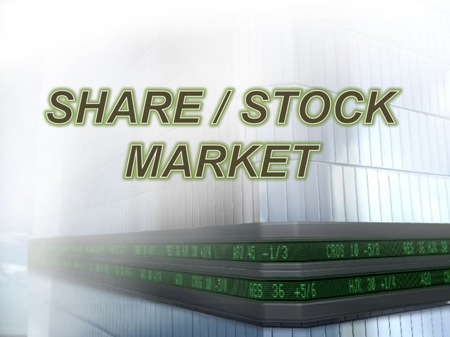 Stock market presentation | PPT