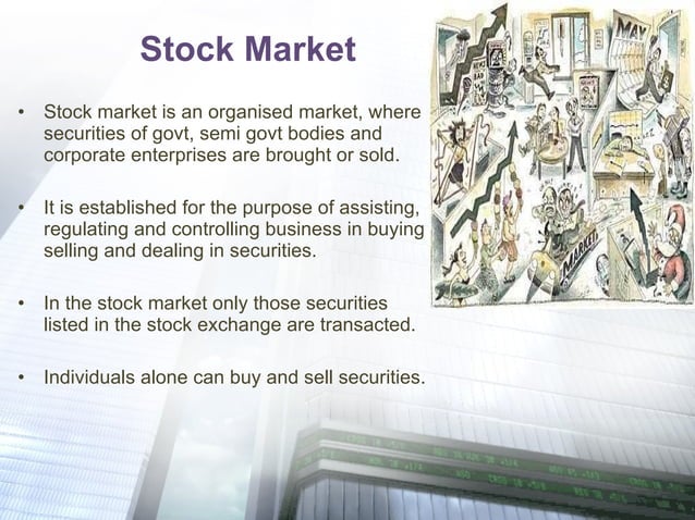 Stock market presentation | PPT