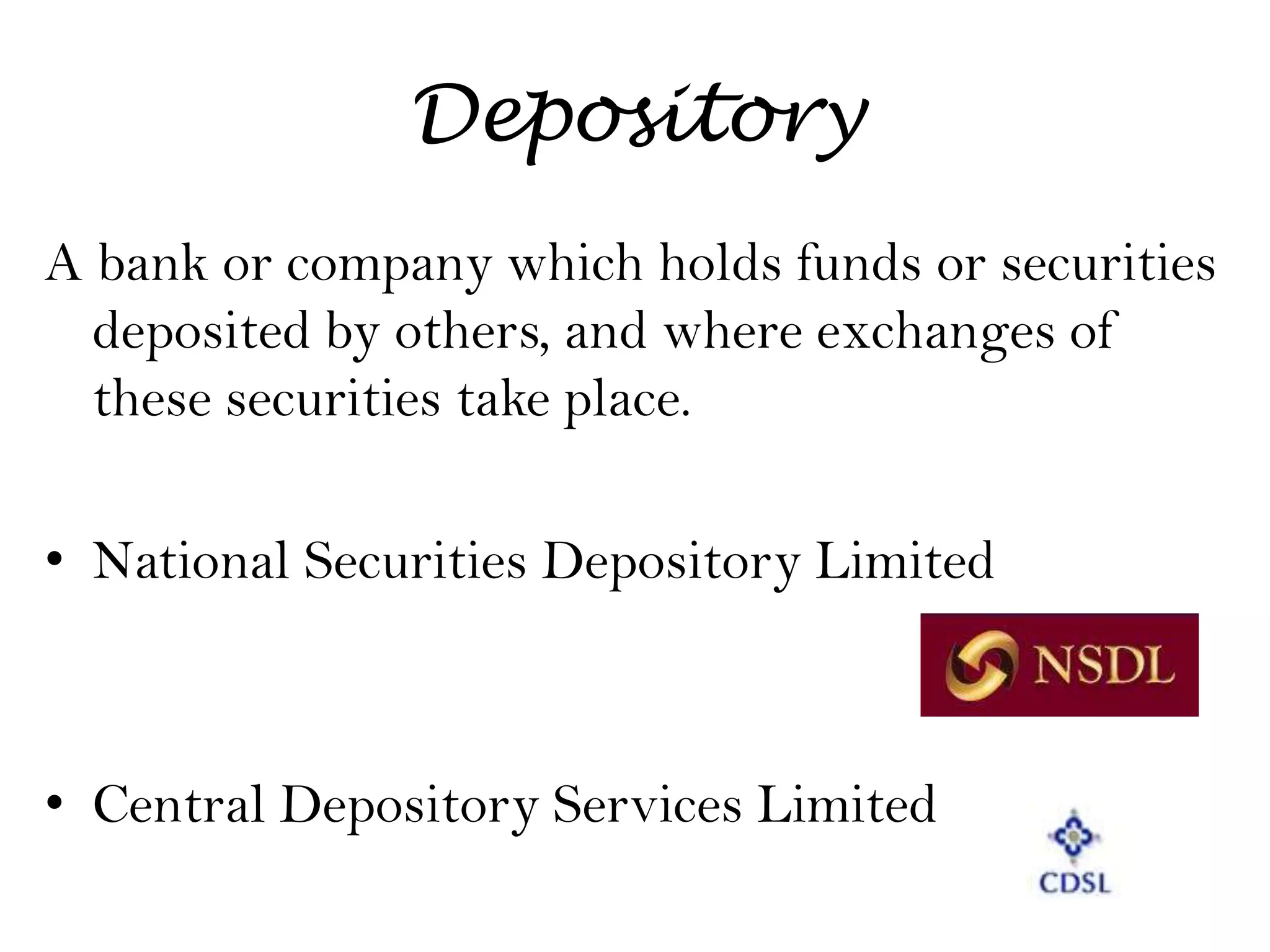 Basics of Stock Markets | PPTX
