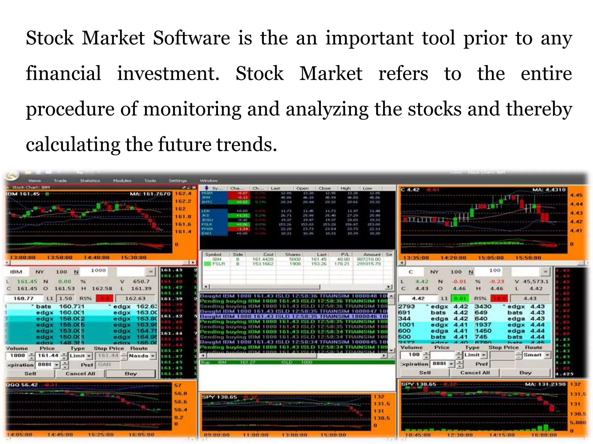 Stock Market Software | PPTX
