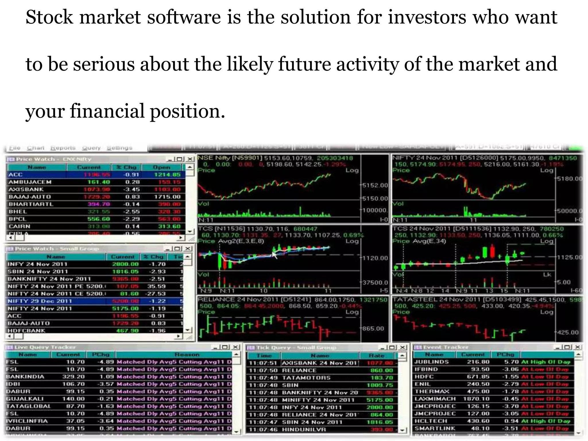 Stock Market Software | PPTX