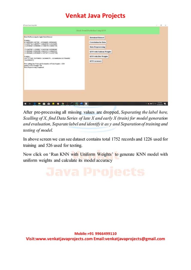 Stock market trend prediction using k nearest neighbor(knn) algorithm | PDF