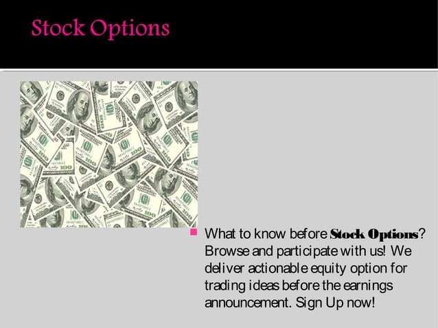 Stock options | PPT