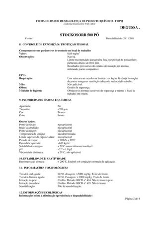 Stockosorb 500 po | PDF