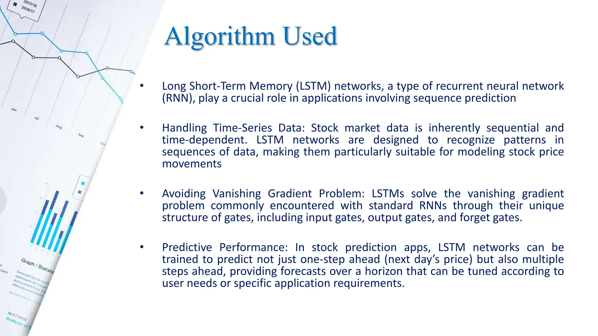 stock price prediction using machine learning | PPTX