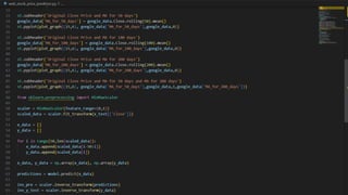 stock price prediction using machine learning | PPTX
