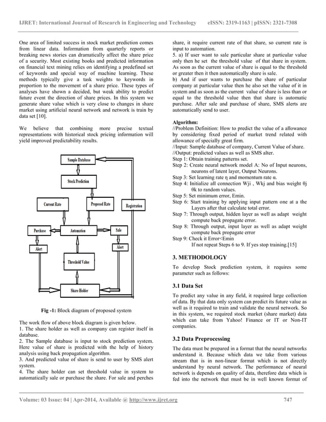 Stock prediction system using ann | PDF