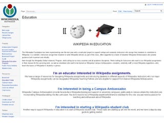 Intro to Wikipedia 2012 | PPT