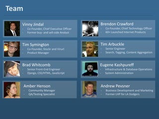 Stockr Investor Deck | PPTX | Stocks and Bonds | Personal Investing