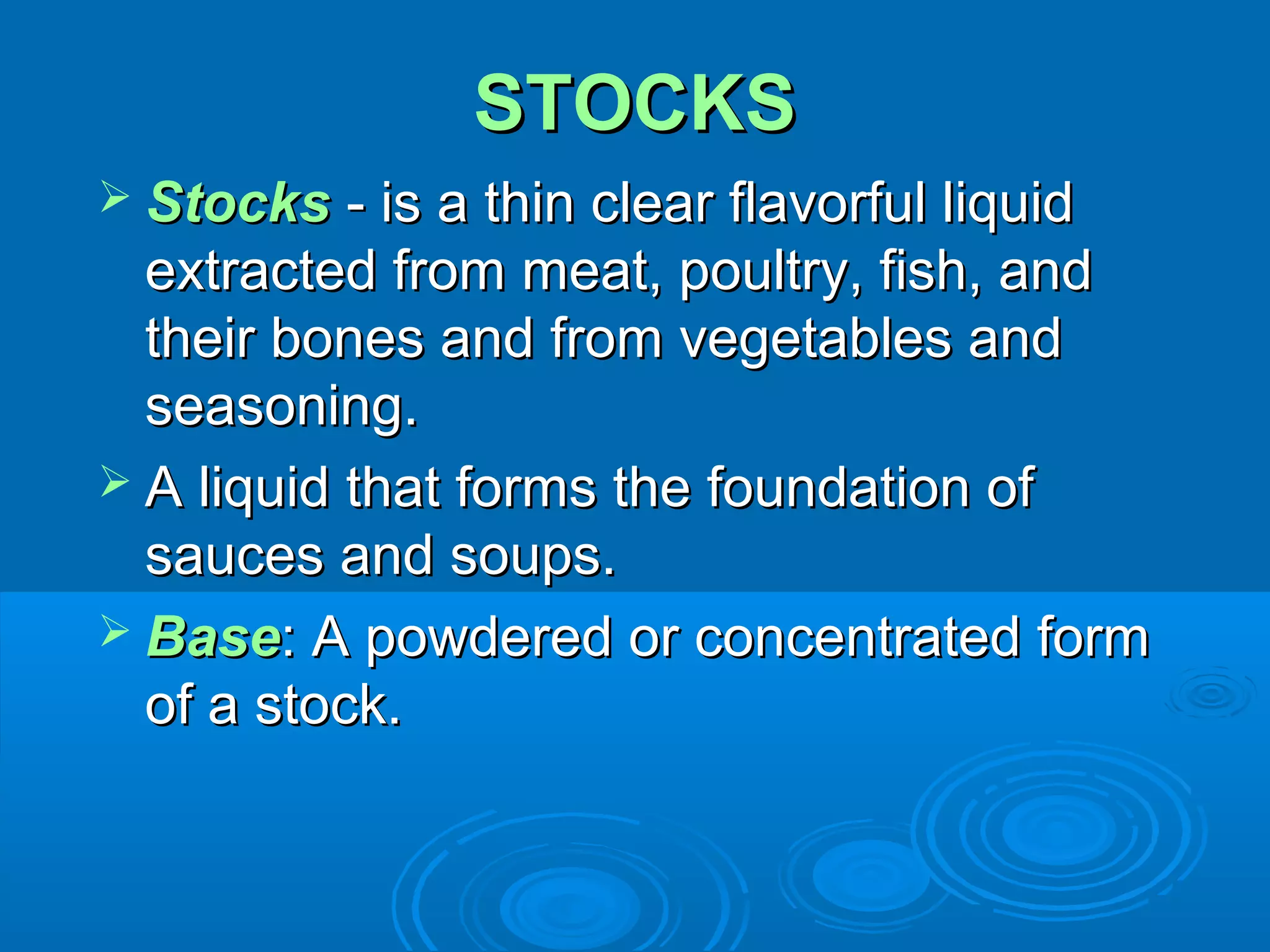 Stocks | PPT