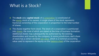 Stocks | PPTX