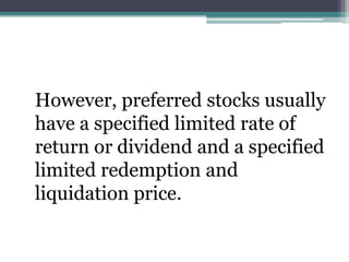 Stocks and bonds | PPTX