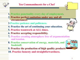 Sanitation, Setup & Knife Skills | PPT | Cooking | Food & Drink