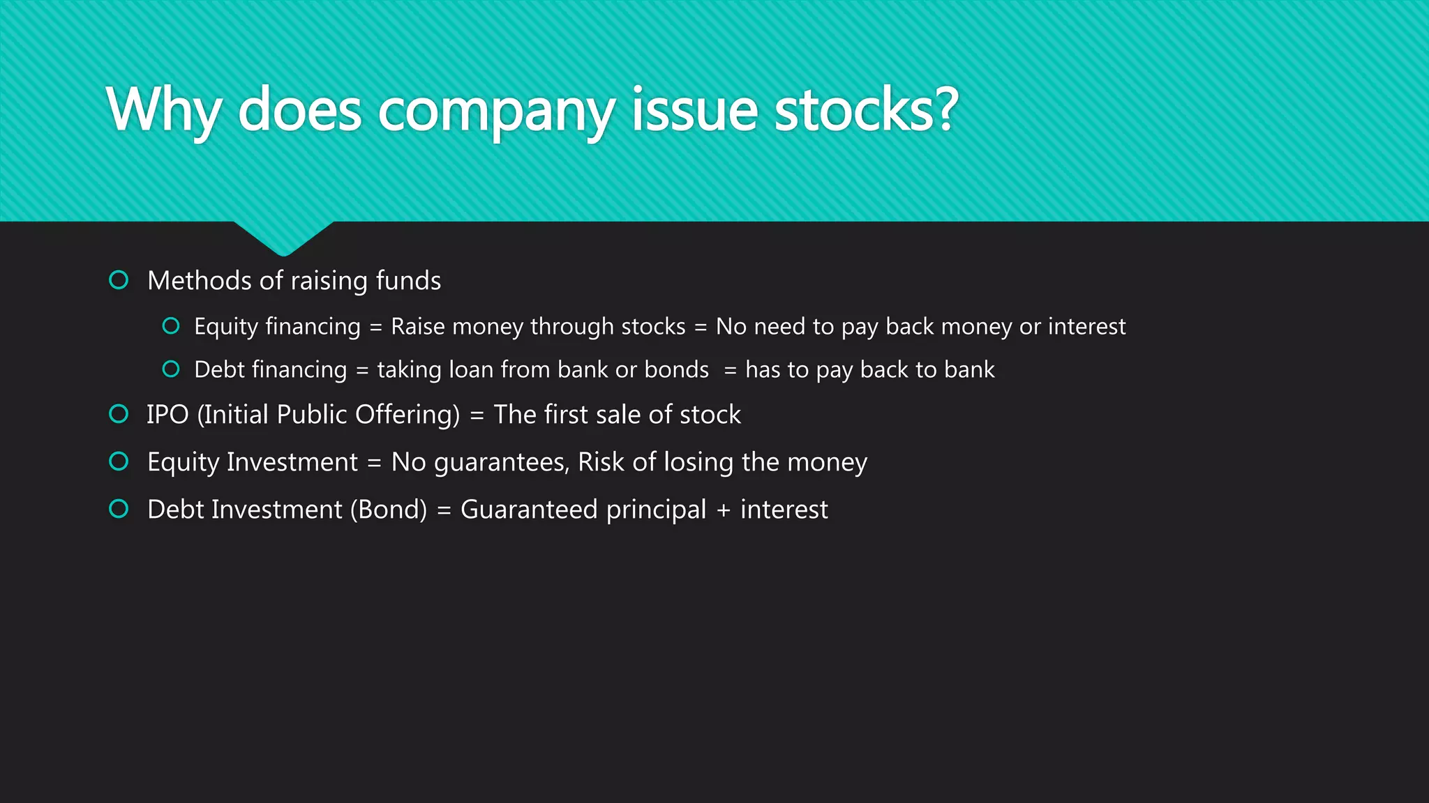 Stock Market for Beginners | PPT
