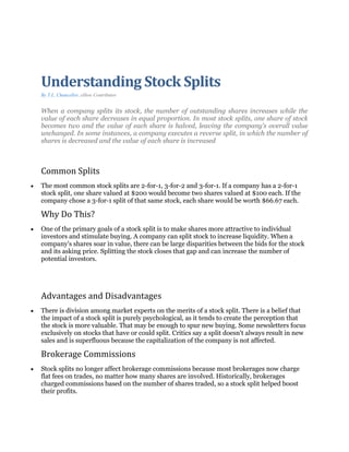 Stock split | DOCX
