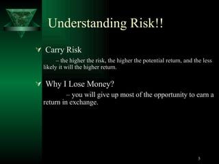An Introduction to Stock market Investment | PPT