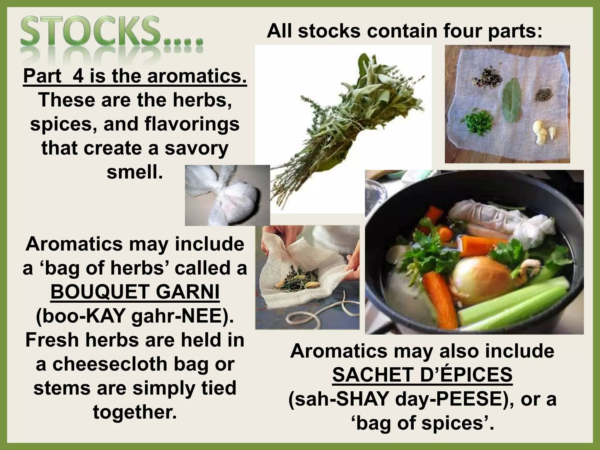 Stocks, soups and sauces | PPTX