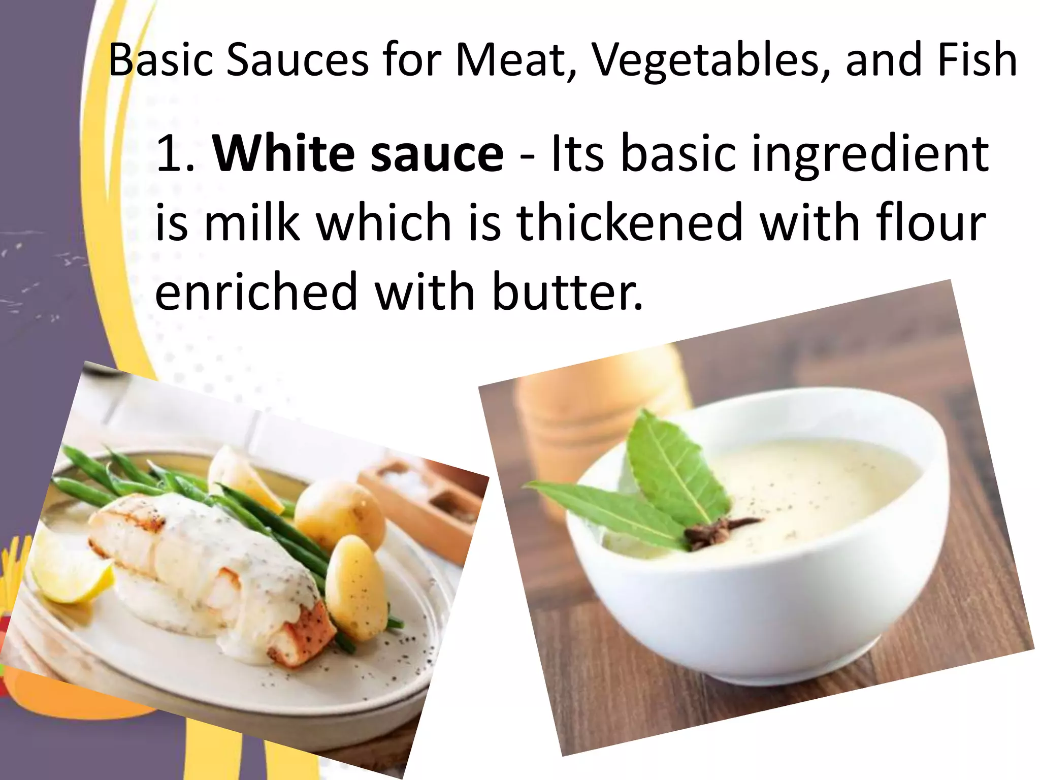 Stocks, soups and sauces | PPTX