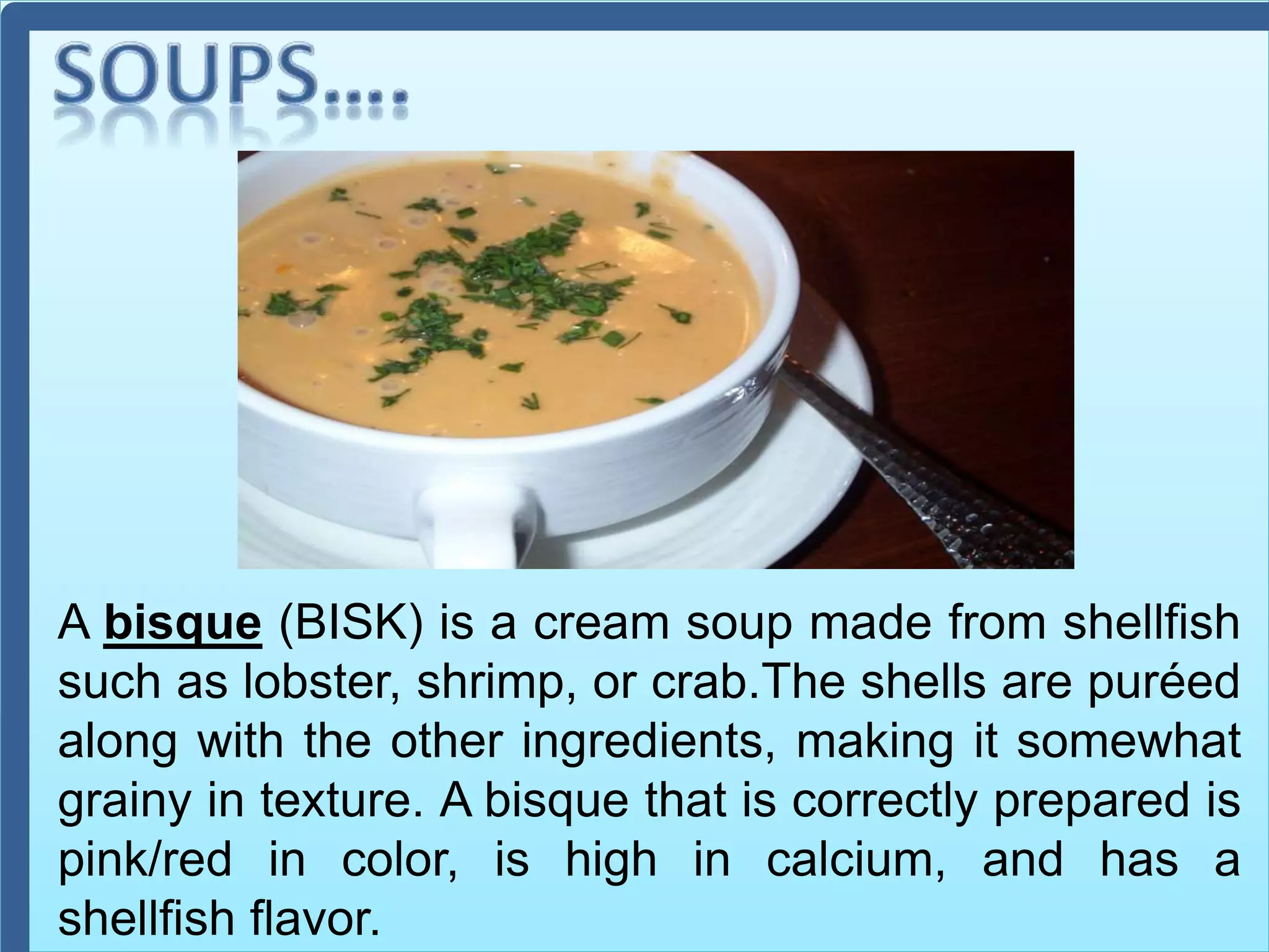 Stocks, soups and sauces | PPTX