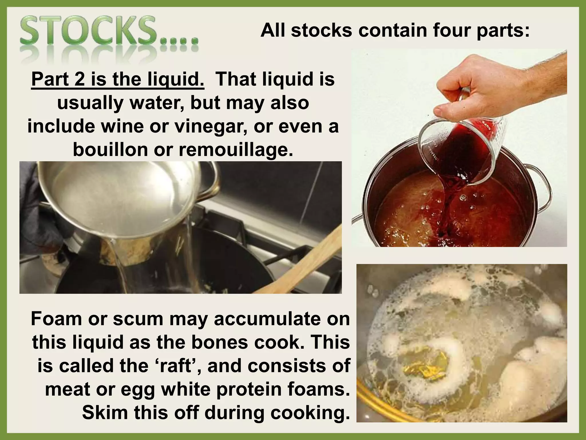 Stocks, soups and sauces | PPTX