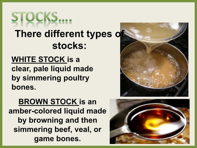 Stocks, soups and sauces | PPTX