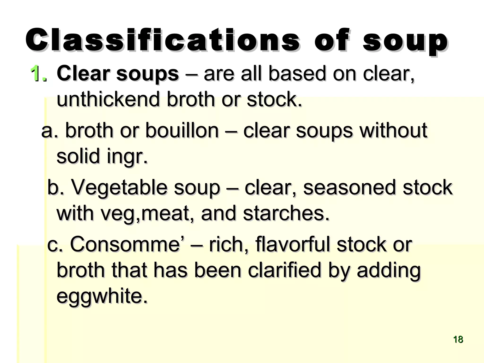 Stocks, soups & sauces (revised) | PPT