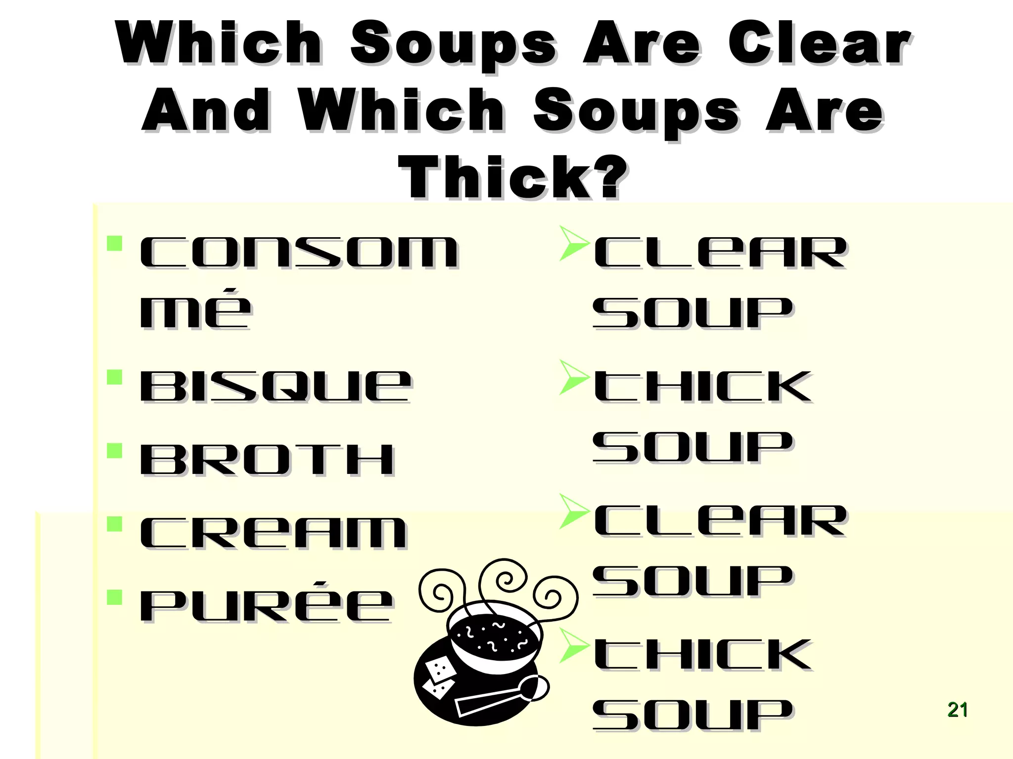 Stocks, soups & sauces (revised) | PPT