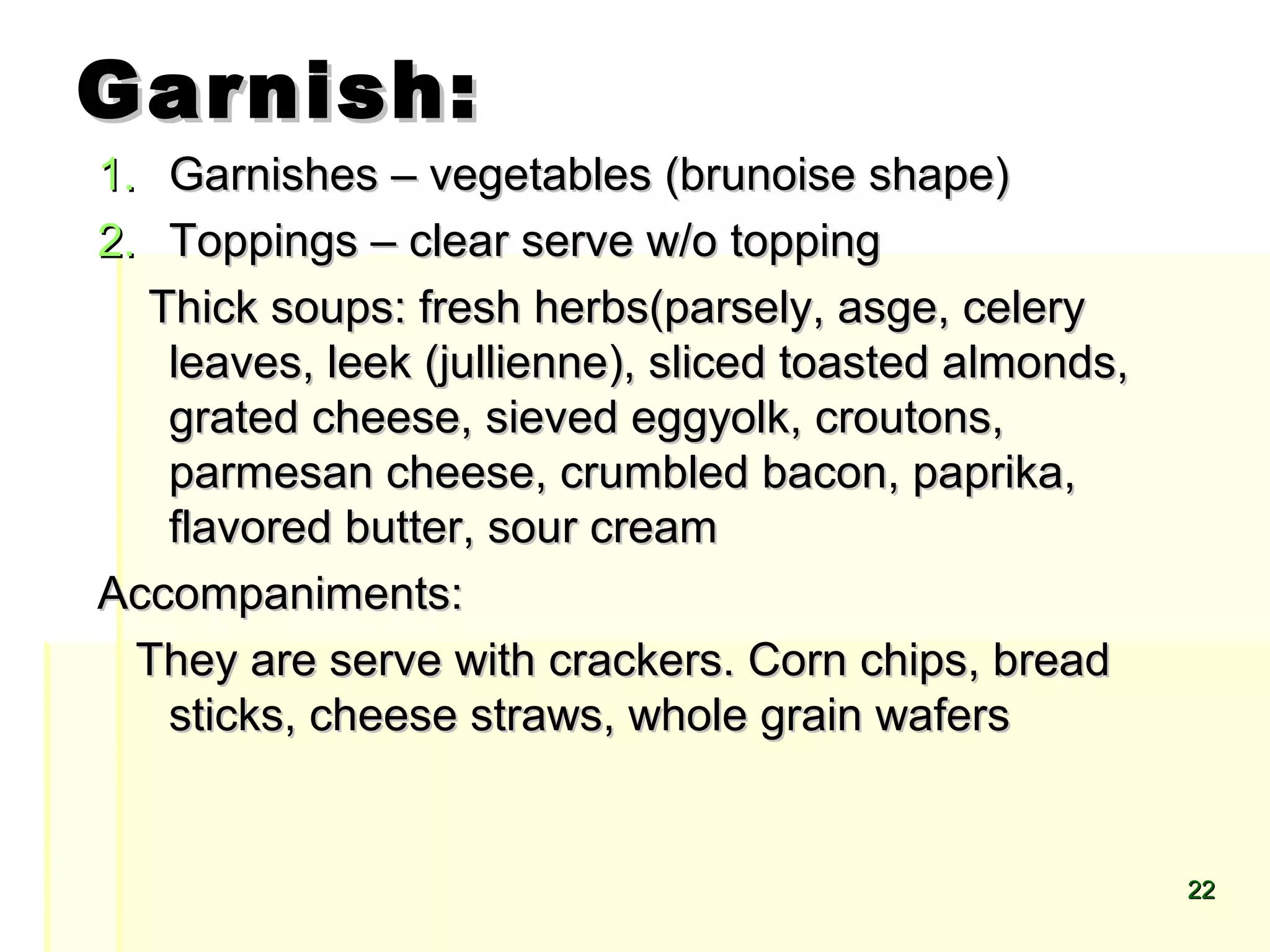 Stocks, soups & sauces (revised) | PPT