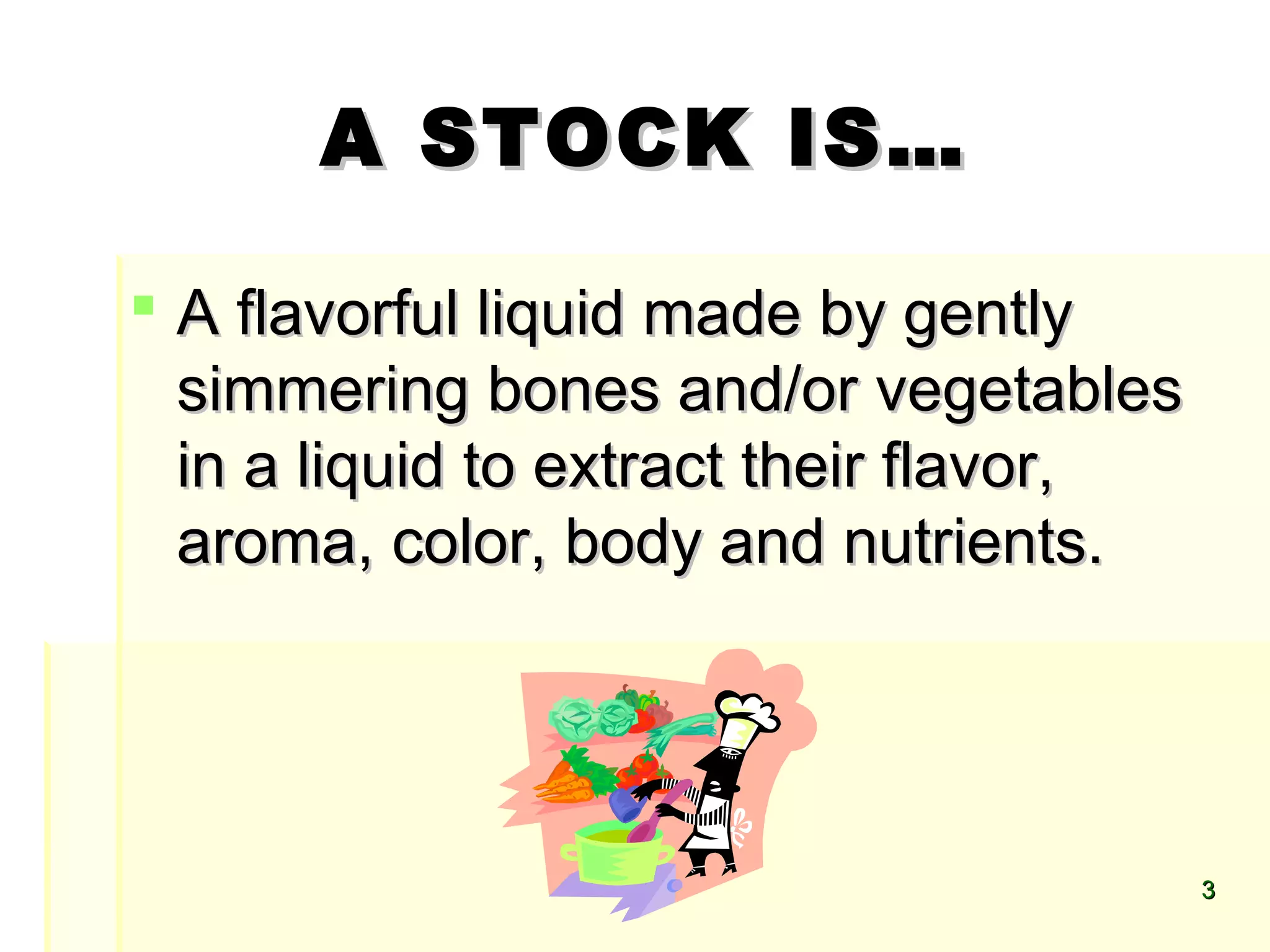 Stocks, soups & sauces (revised) | PPT